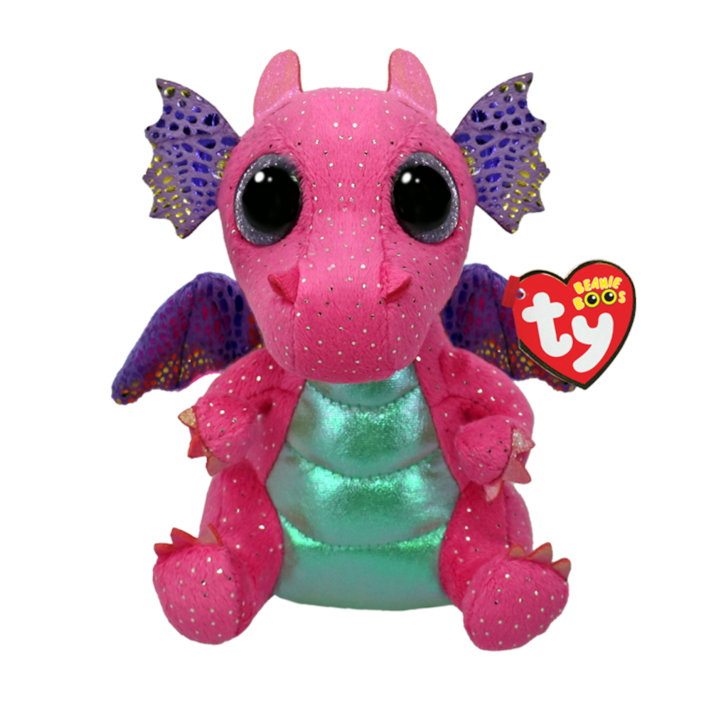 Ty Beanie Boos Spitfire - Pink Dragon – bandbcollectibles.com