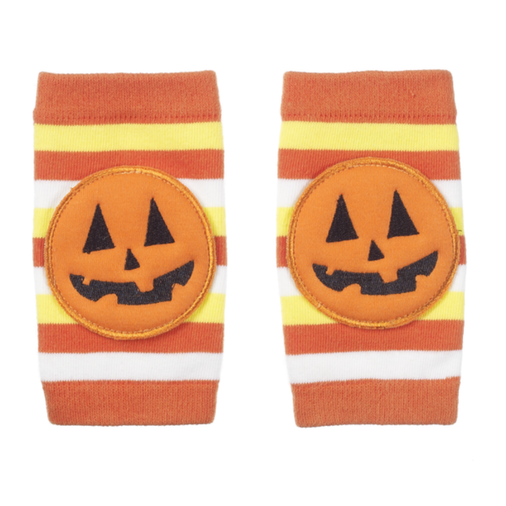 Ganz Creepy Crawler Knee Pads - Candy Corn Pumpkin – bandbcollectibles.com